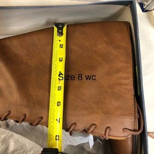 Universal Thread | Shoes | Universal Thread Lace Up Riding Boots Cognac ...